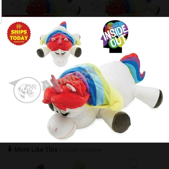 Disney | Toys | Disney Inside Out Unicorn Cuddle Pillow Disney S | Poshmark